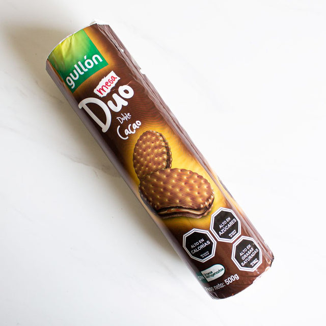 Galleta Mega Duo Sandwich Doble Chocolate Gullon 500 grs – Tendencias ...