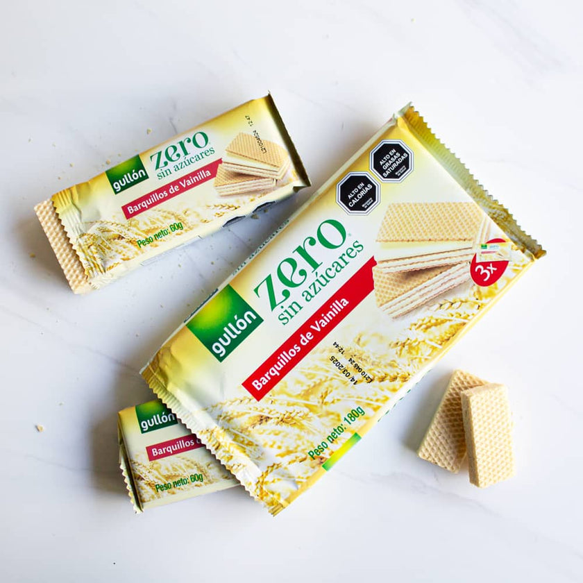 Galleta Oblea Vainilla Gullon Zero 180 grs – Tendencias Gourmet