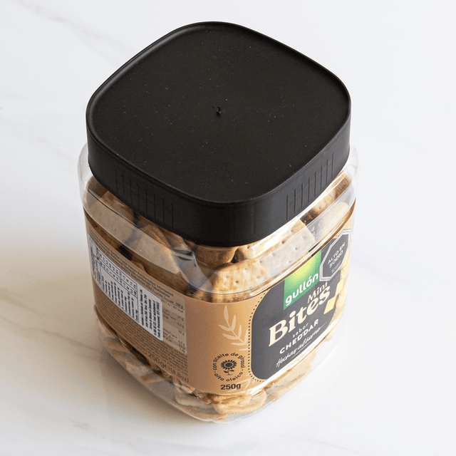 Galletas Mini Bites Cheddar Gullon 250 gr – Tendencias Gourmet