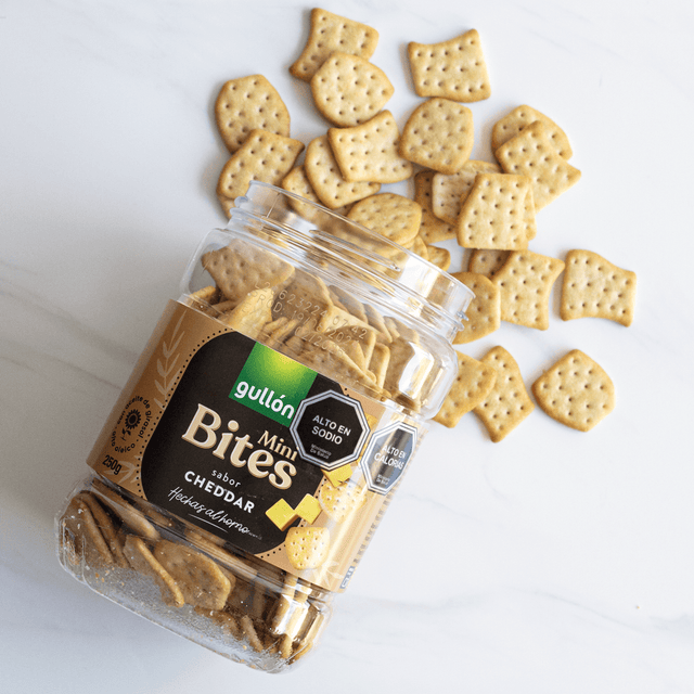 Galletas Mini Bites Cheddar Gullon 250 gr – Tendencias Gourmet
