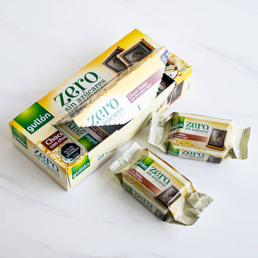 Galleta Choco Tablet Gullon Zero 150 grs – Tendencias Gourmet