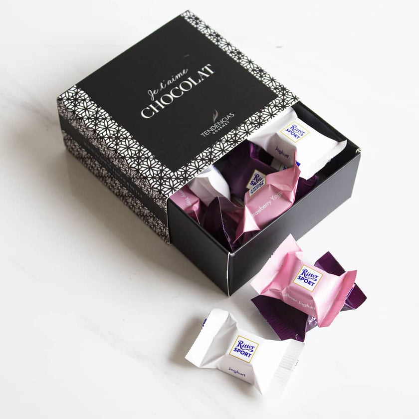 Caja Je t´aime Chocolat Bombones Mini Ritter Yogurt 150 grs ...